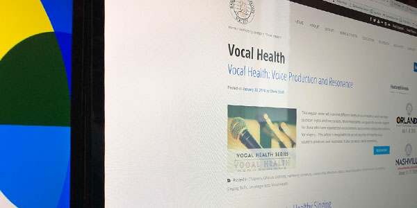 Vocal Health and Education | Barbershop Harmony Society